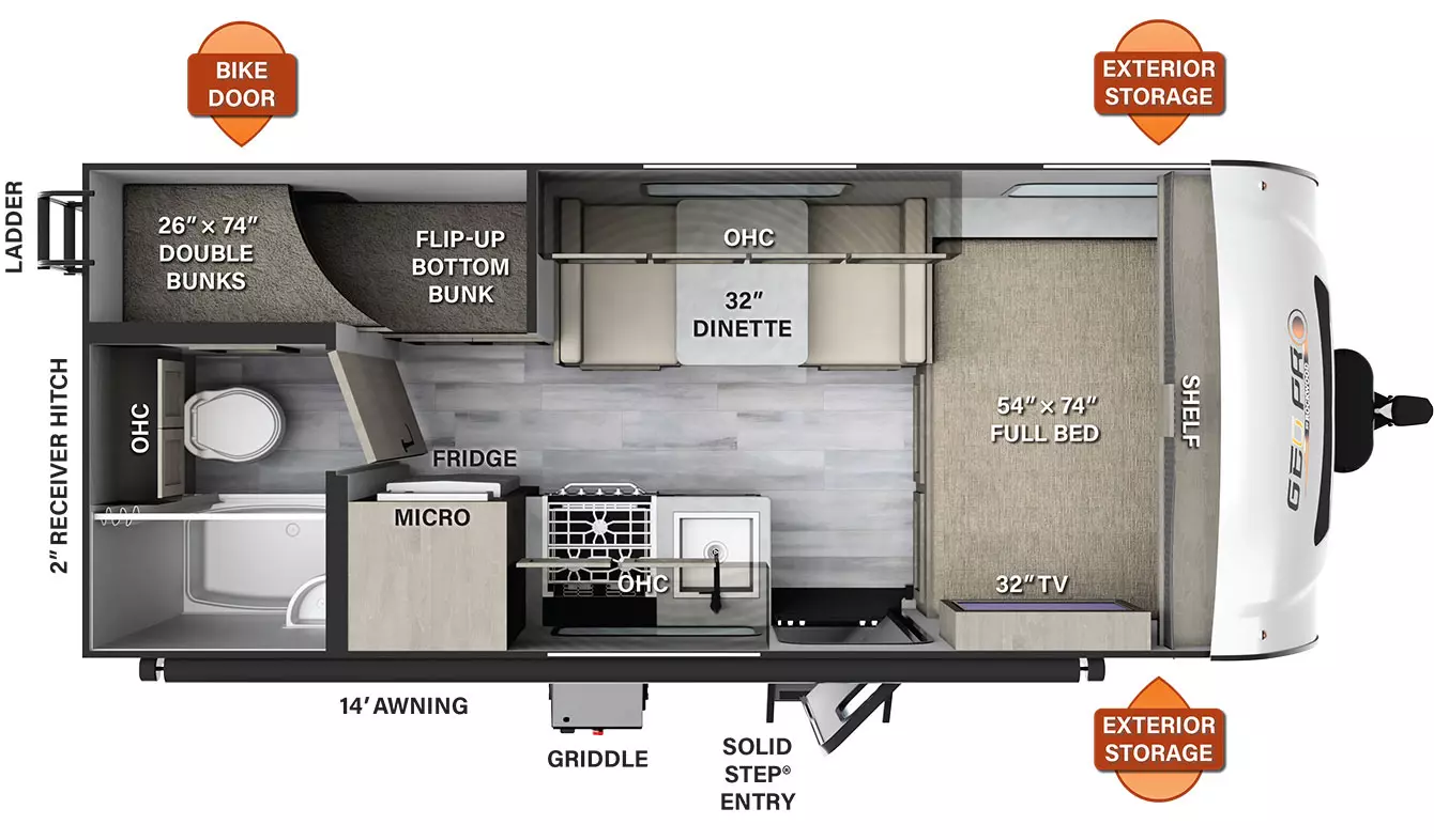 Rockwood Geo Pro 19BH | First Kanata Motorsports Marine RV